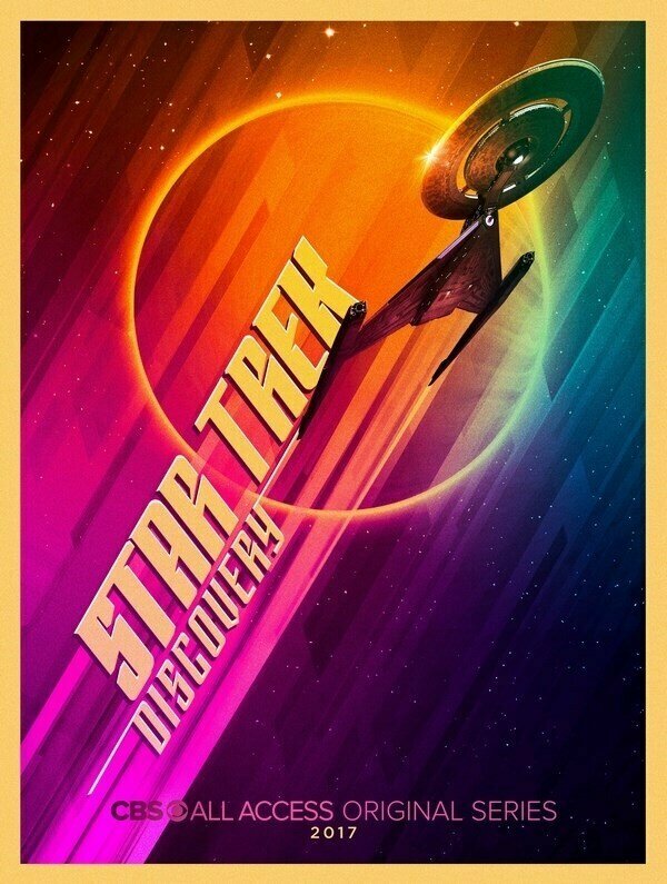 Плакат, постер Звездный путь: Дискавери (Star Trek Discovery), Акива Голдсман, Адам Кэйн, Ли Роуз на бумаге, размер 21х30см