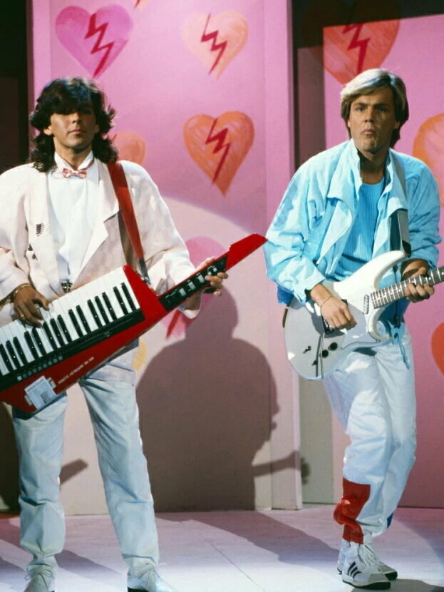 Плакат, постер Modern Talking, Модерн Токинг на бумаге, размер 60х84см