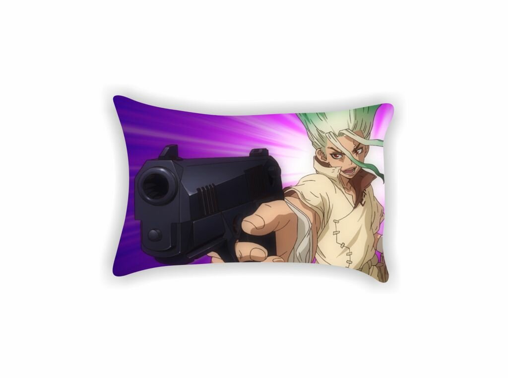 Подушка доктор стоун, DR. STONE №1, Картинка с двух сторон