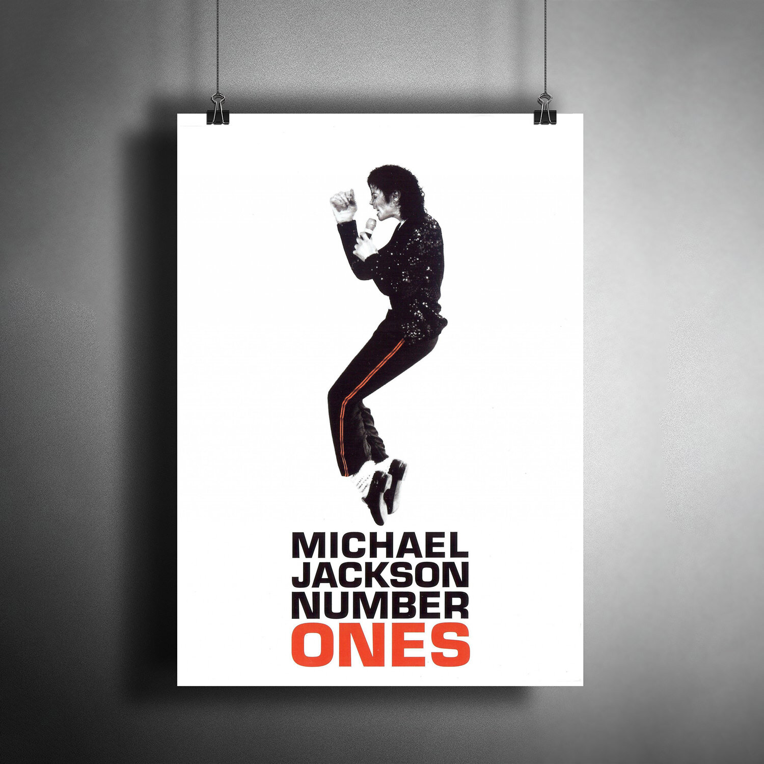 Постер плакат для интерьера "Американский певец Майкл Джексон. Король поп-музыки Michael Jackson"/ A3 (297 x 420 мм)