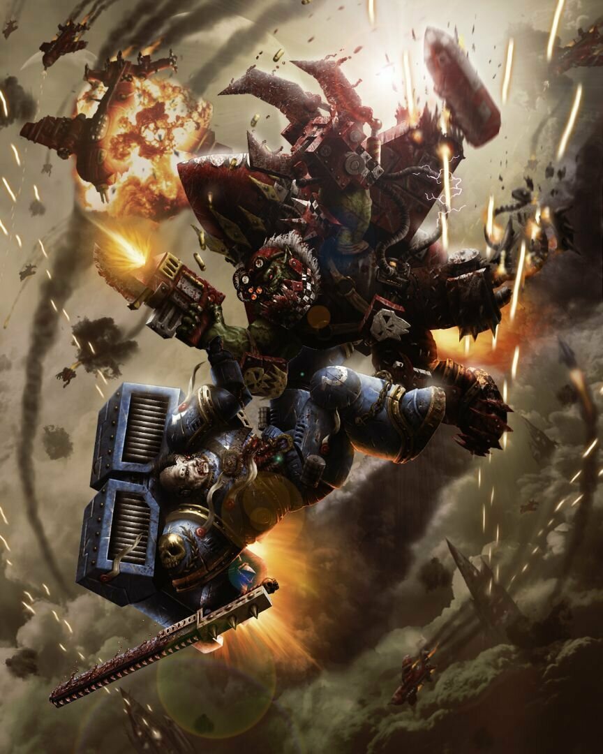 Плакат, постер Warhammer, Вархаммер на холсте, размер 60х84см