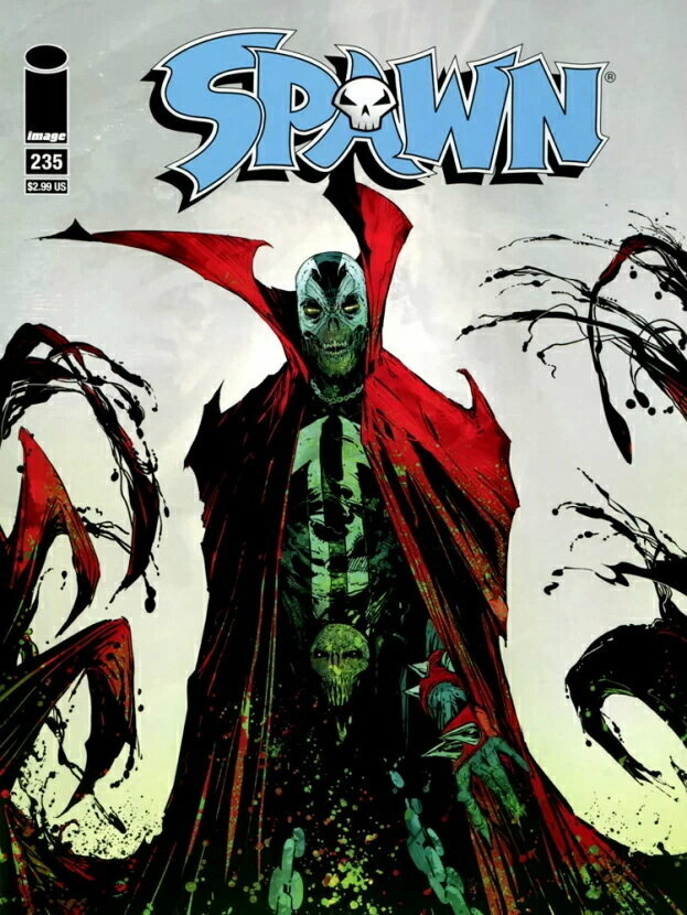Плакат, постер Spawn, Спаун на холсте, размер 21х30см
