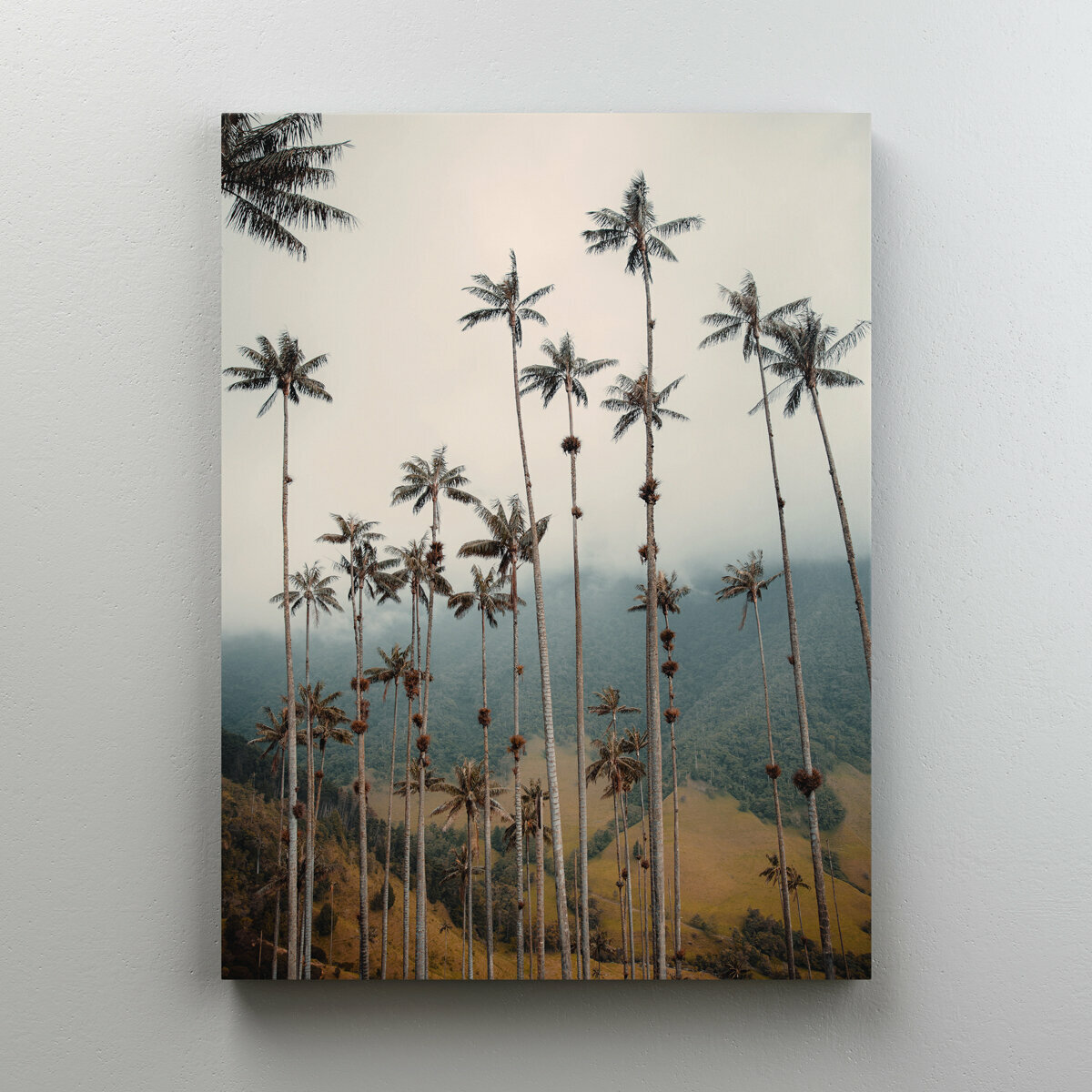 Интерьерная картина на холсте "Пальмы" пейзажи, размер 22x30 см