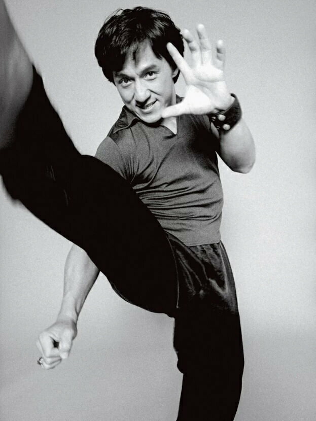Плакат, постер Jackie Chan, Джеки Чан на холсте, размер 30х42см