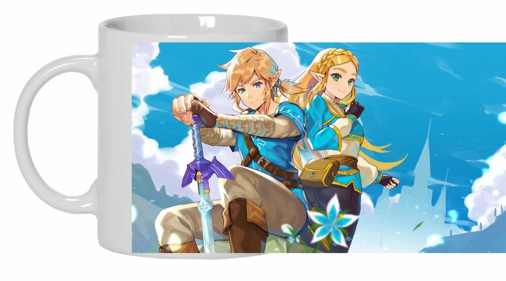 Кружка The Legend of Zelda, Легенда о Зельде №4, Обычная