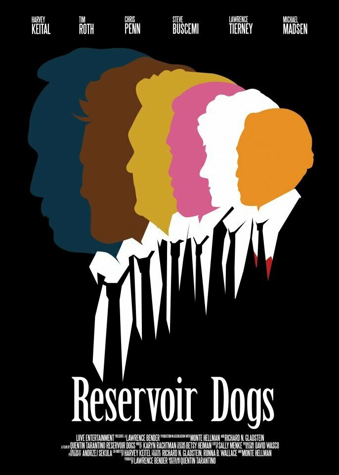 Плакат, постер Бешеные псы/Reservoir Dogs на бумаге, размер 21х30см
