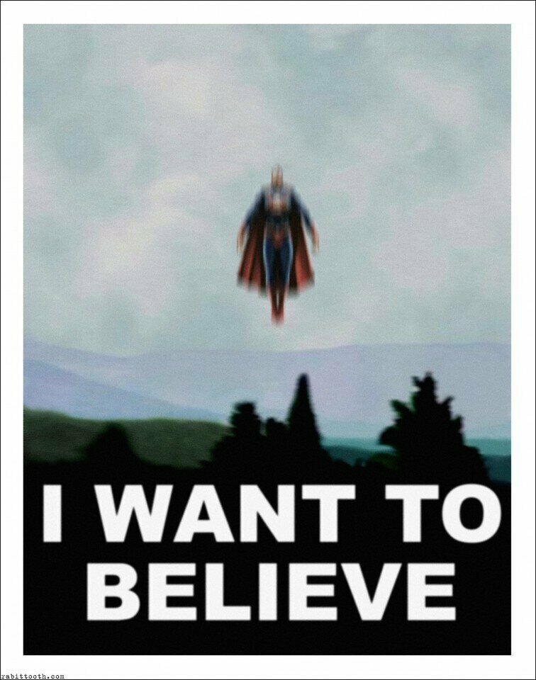 Плакат, постер I want to Believe/Хочется верить на бумаге, размер 60х84см