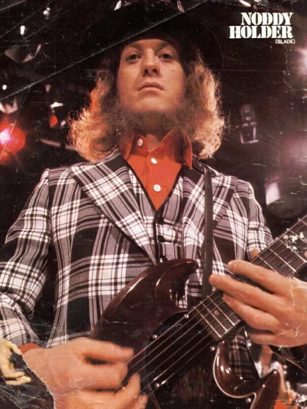 Плакат, постер Slade-Noddy Holder, Слейд на бумаге, размер 21х30см