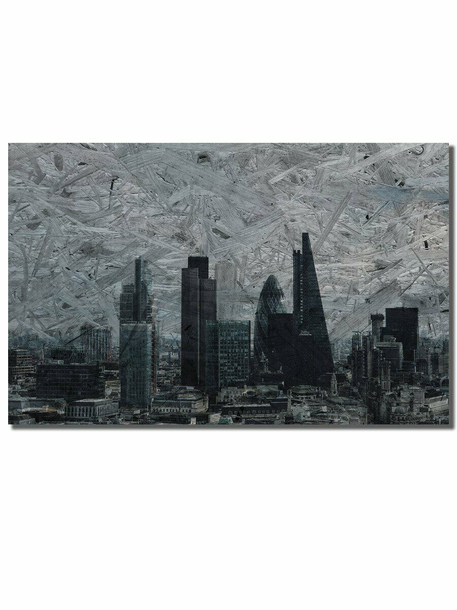 Картина интерьерная на рельефной доске, рисунок Достопримечательности - 4622 Г