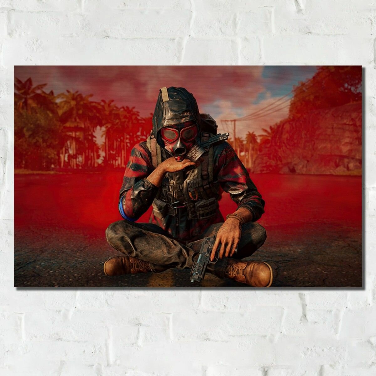 Картина интерьерная на дереве Far Cry 6 Злодей, Шутер, Во все тяжкие - 14332