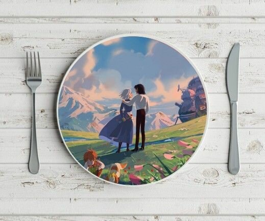 Тарелка Ходячий Замок №6