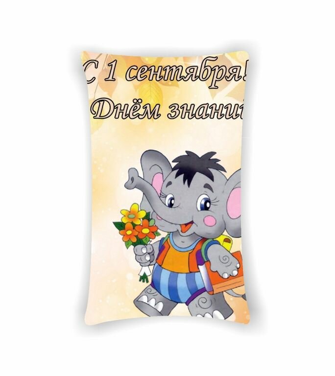 Подушка на 1 сентября, День знаний №4, С двух сторон