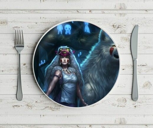 Тарелка Принцесса Мононоке, Princess Mononoke №5