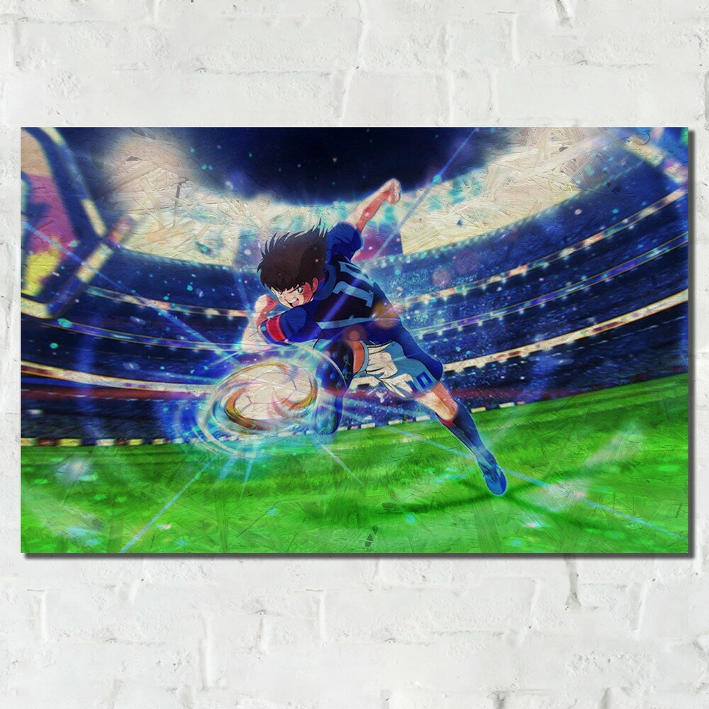 Картина интерьерная на рельефной доске ОСП Игры Captain Tsubasa Rise of New Champions - 15095