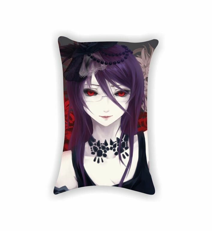 Подушка Токийский гуль №12, картинка С двух сторон