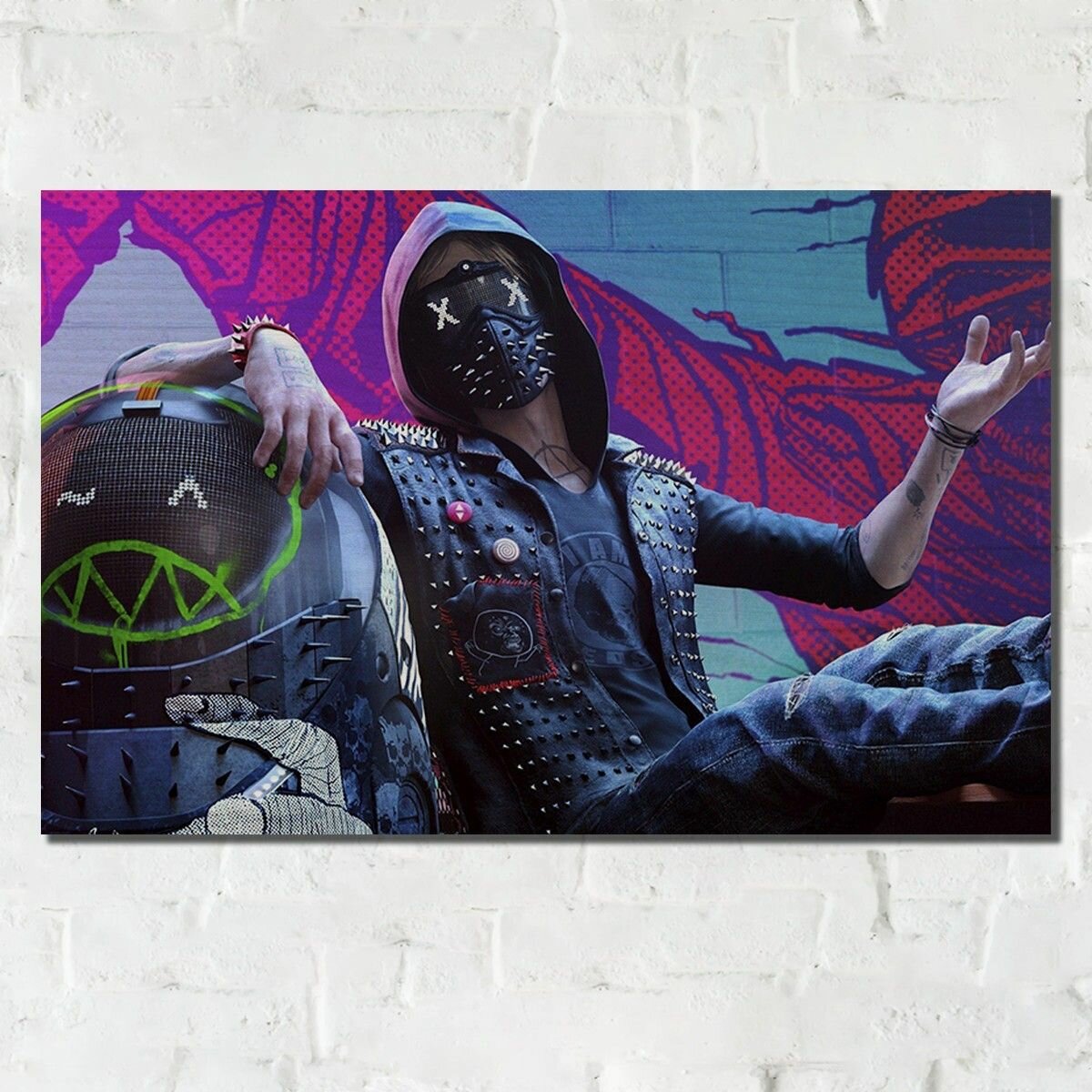 Картина интерьерная на дереве Watch Dogs 2 Хакеры, Ded Sec - 14098
