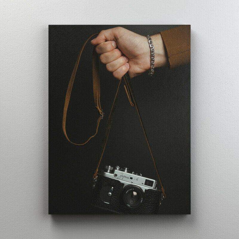 Интерьерная картина на холсте "Фотограф №2", размер 22x30 см