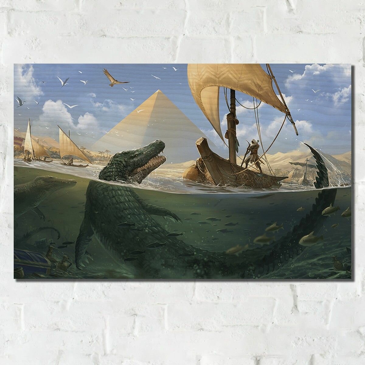 Картина интерьерная на дереве Assassin's creed origins, Флоренция - 14034