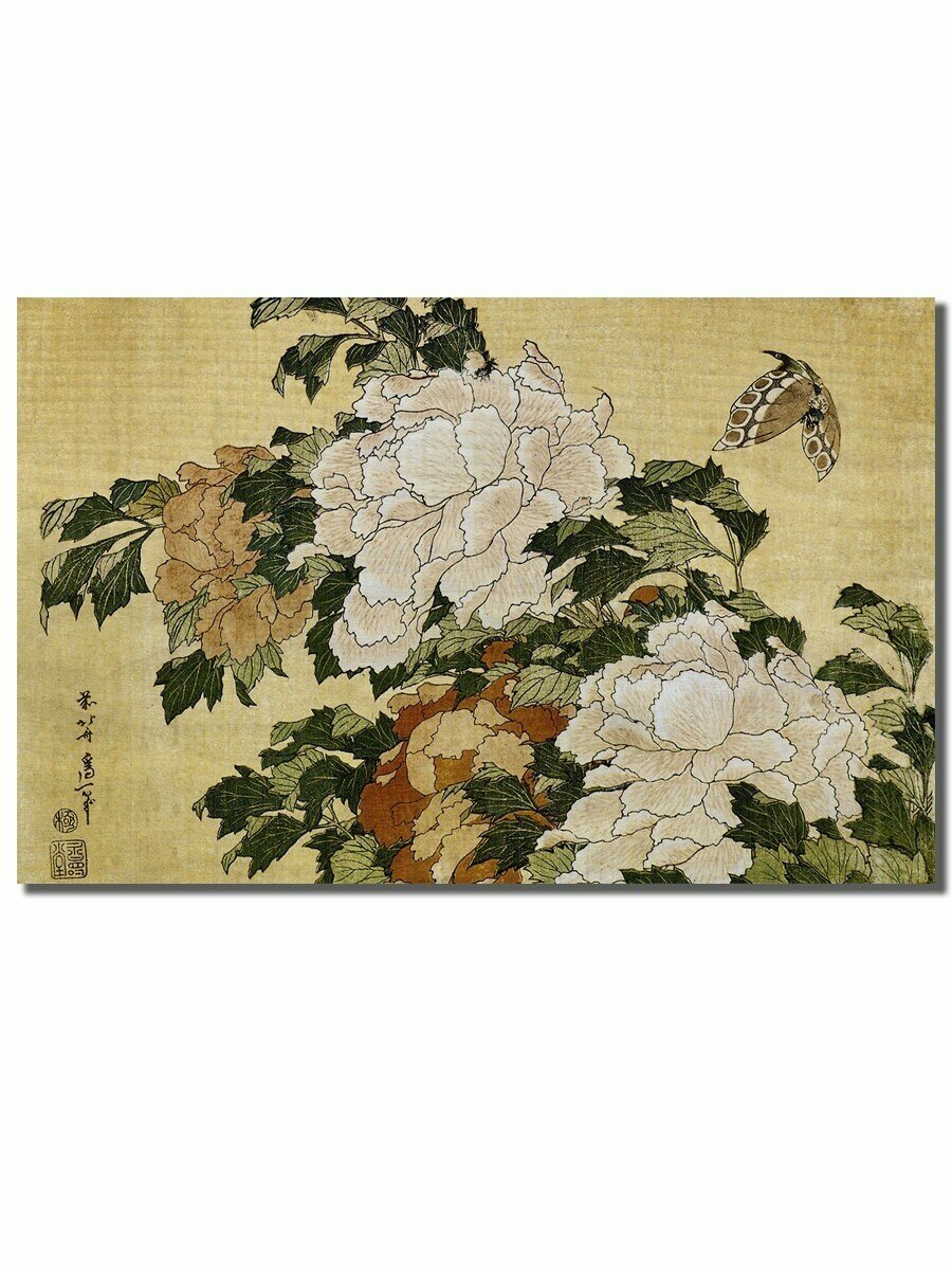 Картина интерьерная на дереве, рисунок китайская живопись - 874 Г