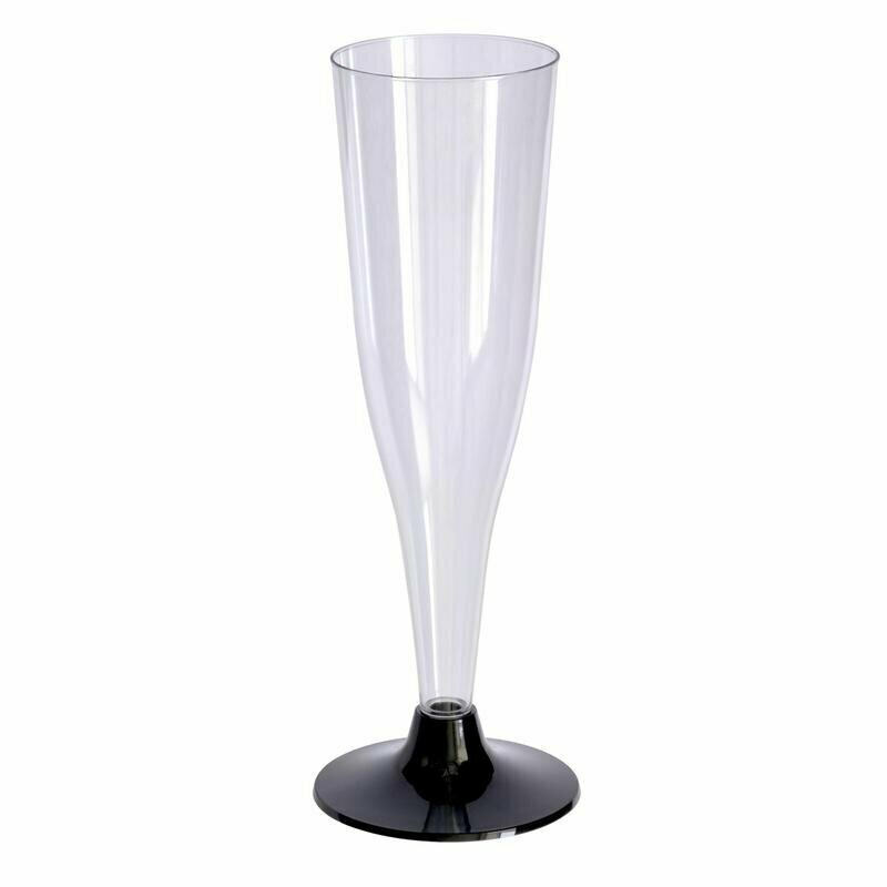 Бокал одноразовый для шампанского пластиковый 150 мл прозрачный 6 штук в упаковке, 1722648