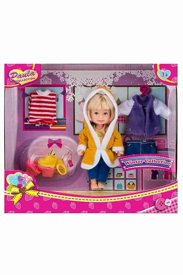 Paula Collection - Игровой набор "Зимний гардероб №1 Блондинка