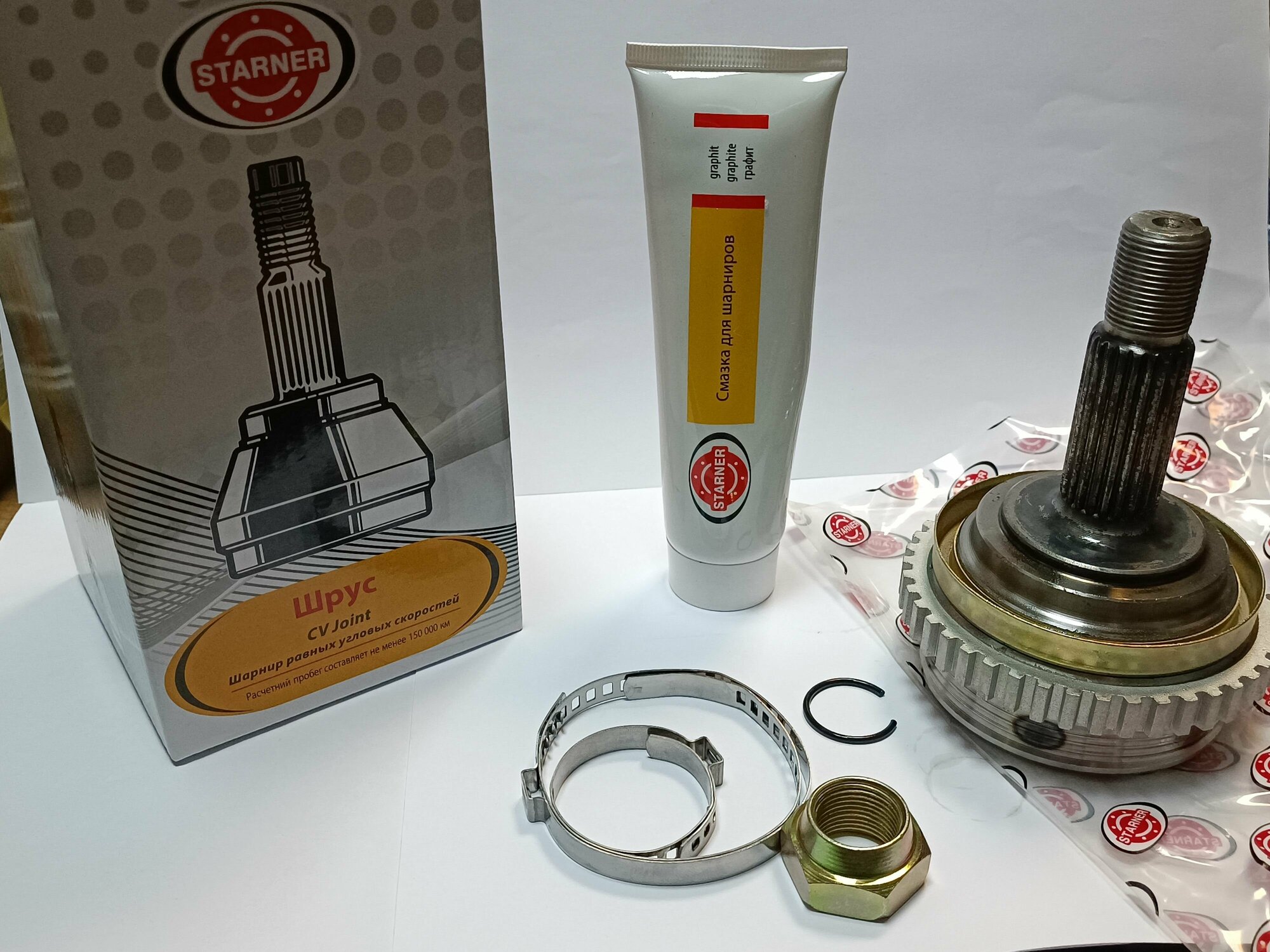 ШРУС (граната) наружный с АБС (ABS) в сборе ВАЗ 2170 приора, ВАЗ 2190 Гранта, ВАЗ 1118 Калина 2170-2172, 2190,2192,2194