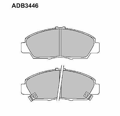 Колодки тормозные дисковые передние Allied Nippon ADB3446