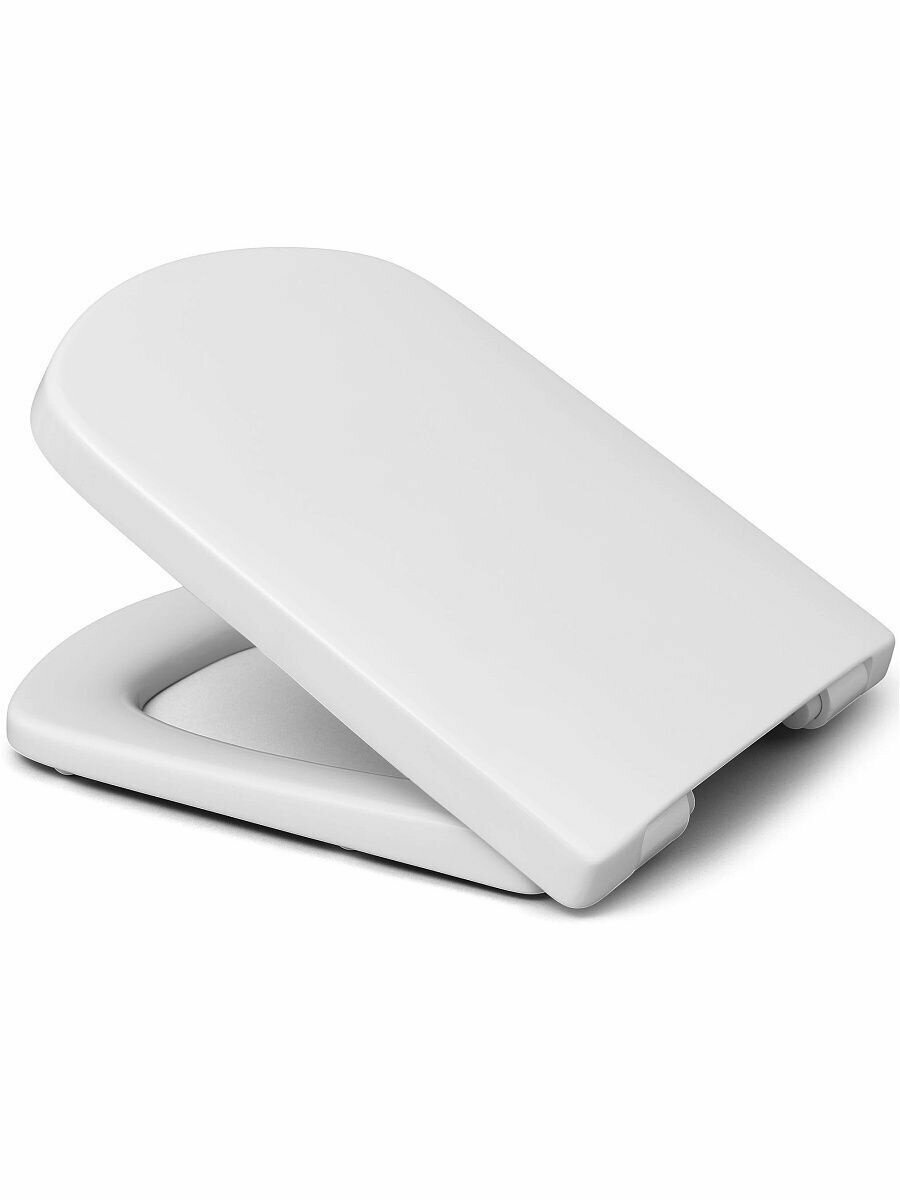 Сиденье "Калида" для унитаза с микролифтом квадратное быстросъемное Haro