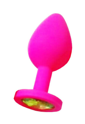 Силиконовая пробка с кристаллом, размер М