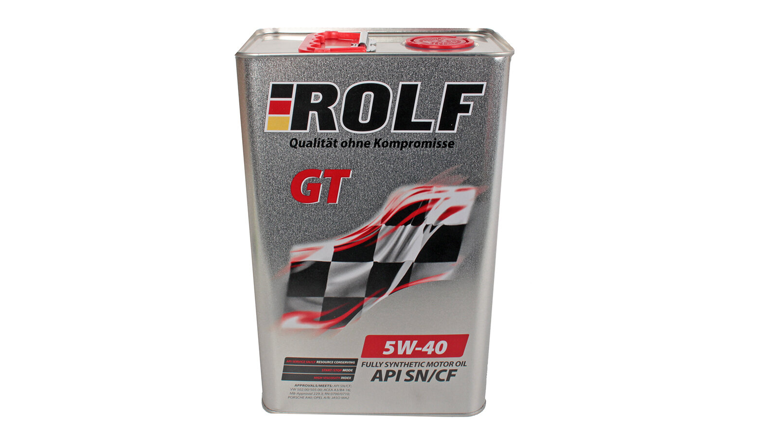 Масло моторное ROLF GT 5W40 SN/CF 4л