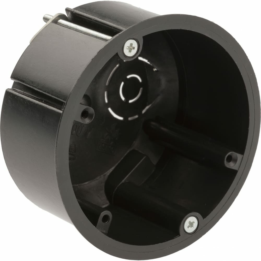 Установочная коробка ЭРА KUP-73-45-m-black для полых стен черная IP20 Б0052724