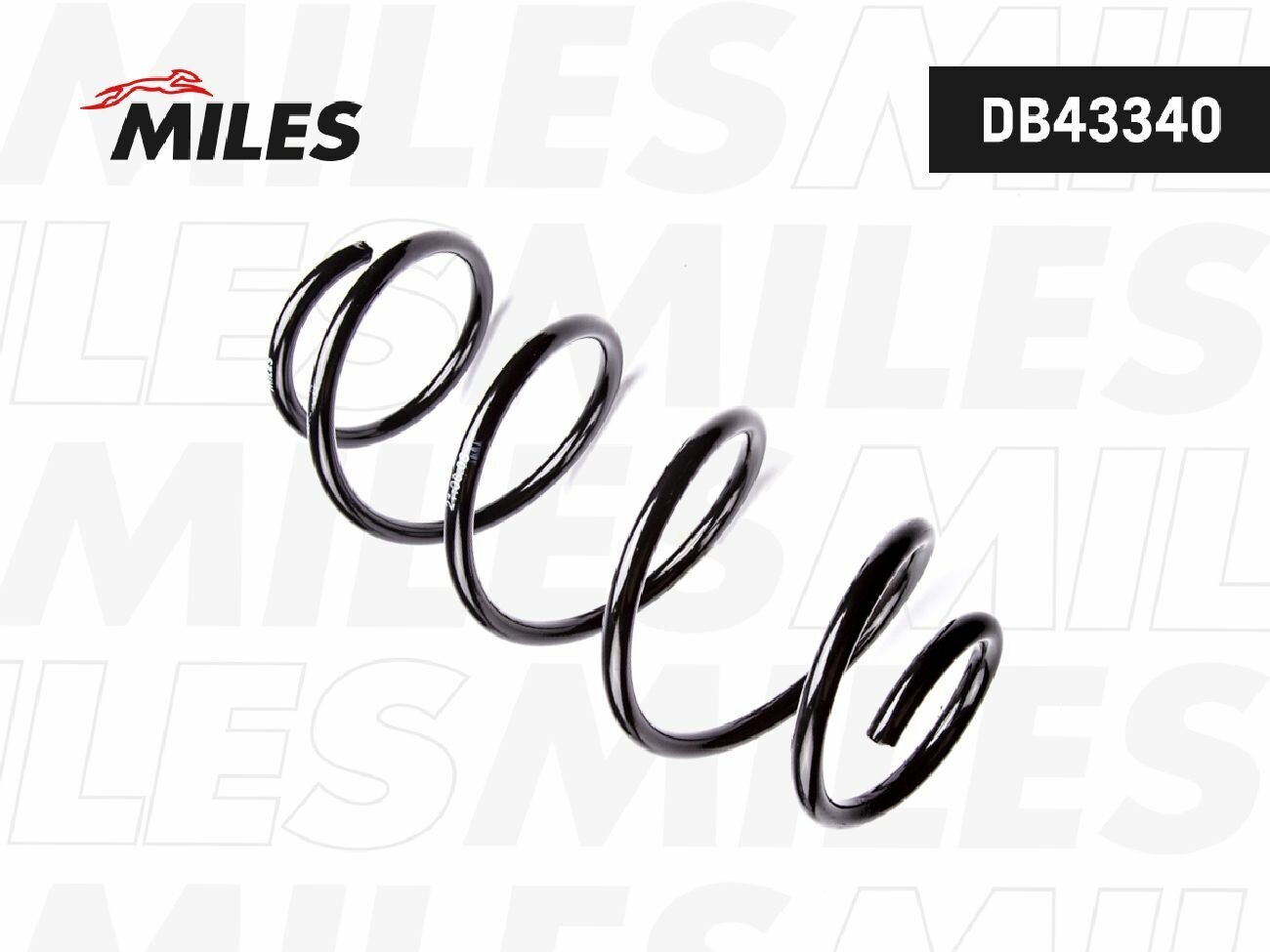 Пружина подвески VW Polo Sedan/Skoda Rapid передняя, MILES DB43340