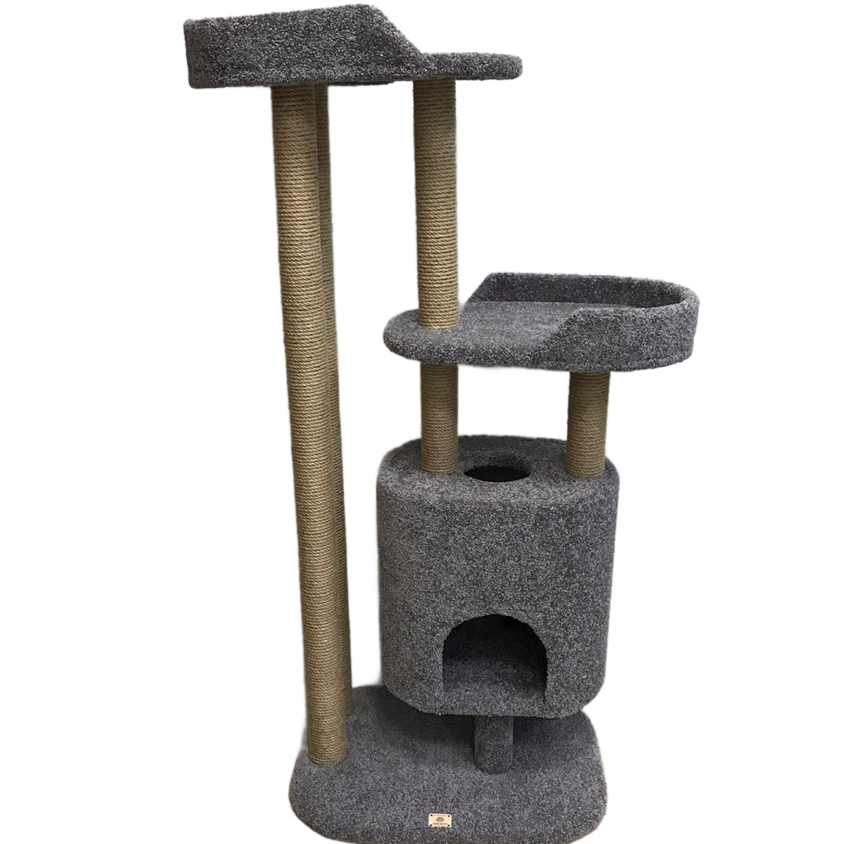 Игровой комплекс-когтеточка Моя Котя "Летучий голландец" темно-серый