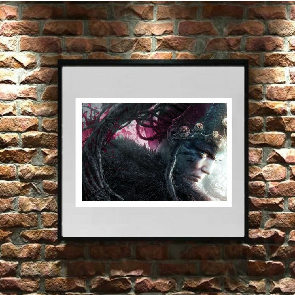 Постер "Hellblade Senuas Sacrifice" Cool Eshe из коллекции "Любимые герои", А4