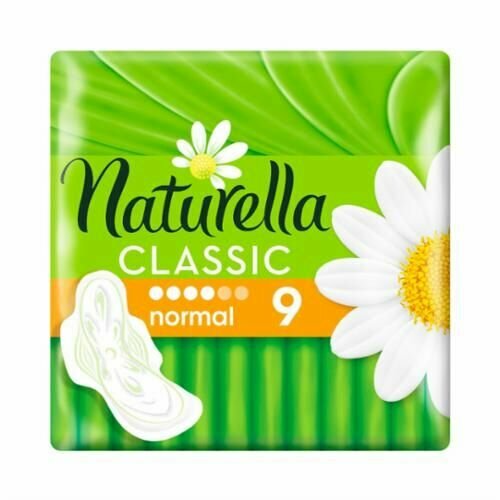 NATURELLA Прокладки гигиенические Classic Normal Ромашка 9 шт.