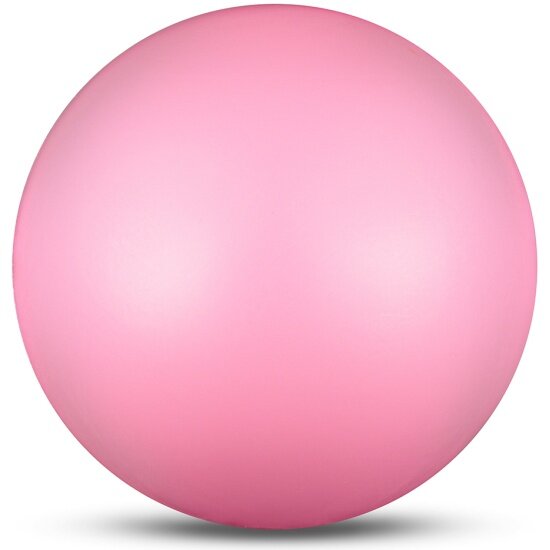 Мяч для художественной гимнастики Indigo , IN315-PI, диам. 15 см, ПВХ, розовый металлик