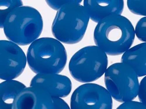 Бисер Preciosa 63080 Непрозрачный синий (10/0) 2.3 мм, 5 г, цена за 2 уп.