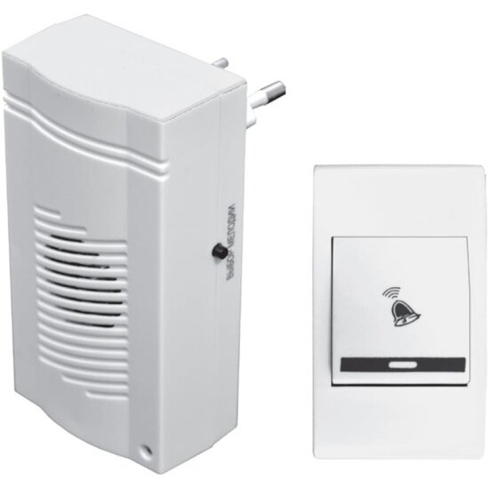 Звонок беспроводной Тритон Комфорт 32 мел. 100м блок звонка вставляется в электрич. розетку 220В, КМ-01С