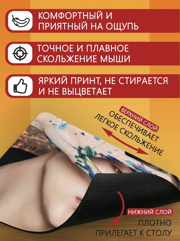 Коврик для мыши BTS SUGA - 3 — фото 1