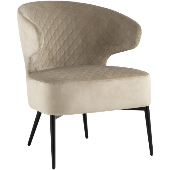 Кресло Stool Group лаунж Royal велюр бежевый