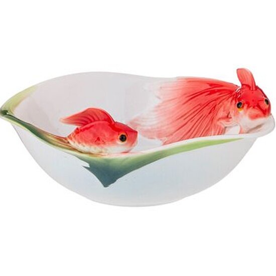 Конфетница Lefard "Золотая Рыбка" 16х6 см. 58-093