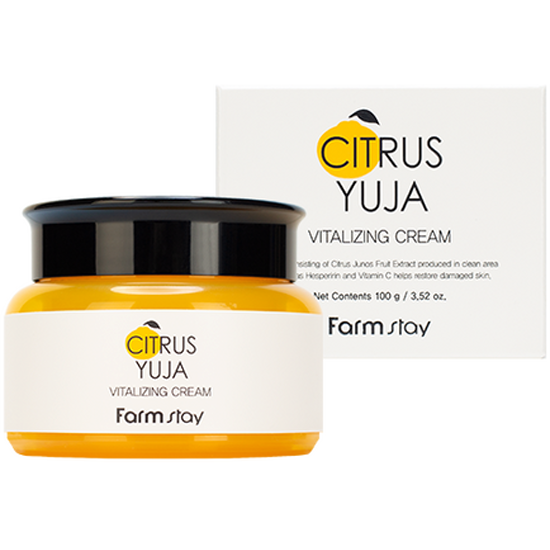 Освежающий крем для лица Farmstay с экстрактом юдзу, 100 г