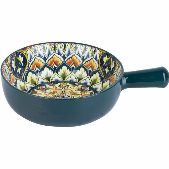 Кокотница Nouvelle с ручкой, форма для запекания 700 мл, "Arabesque" 0860078