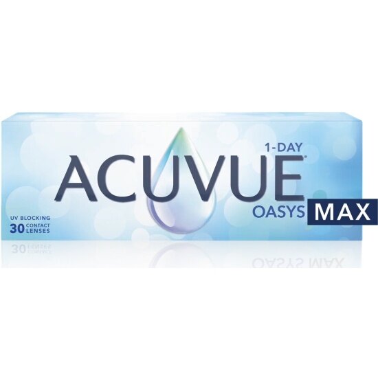 Контактные линзы Acuvue Johnson & Johnson 1-Day Oasys Max (30 шт/8.5/-2.75)