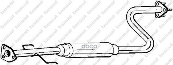 Глушитель ROVER 820 (91-) средняя часть BOSAL Bosal арт. 280047