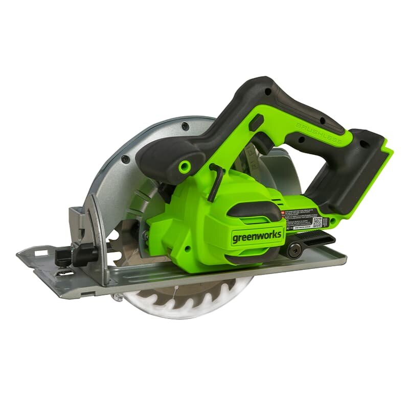 Дисковая пила аккумуляторная Greenworks GD24CS185 24V, с 1 АКБ 4Ач и ЗУ