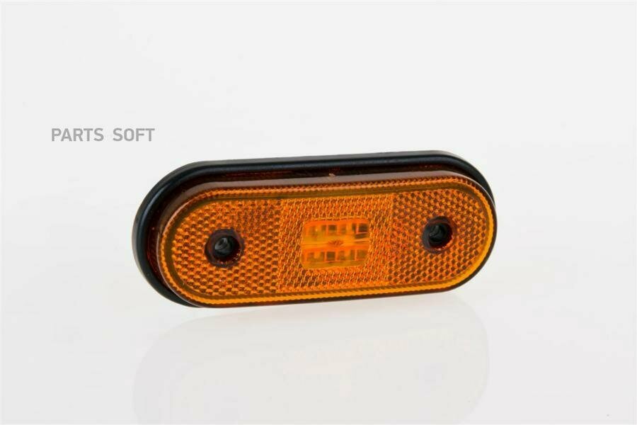FRISTOM FT-020 Z+K LED фонарь габаритный жёлтого цвета, led 120x46 с кронштейном, проводом 0.5м\