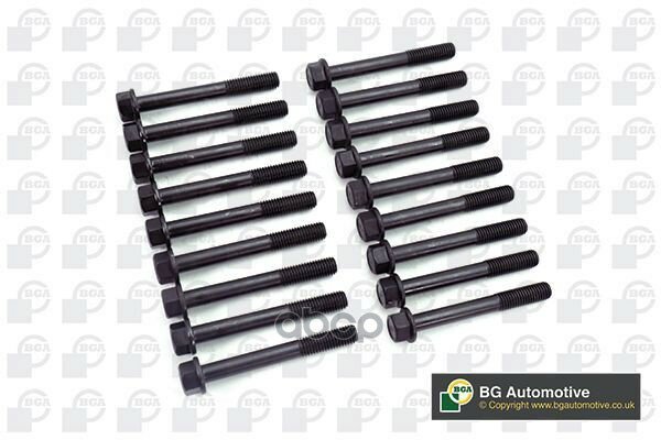 К-кт болтов ГБЦ! 18шт Ford Transit 2.4D-2.5Di 71-99 Bga арт. BK6313