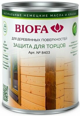 Средство для Защиты Торцов Biofa 8403 1л 8463-1008 Мокрый Асфальт Быстросохнущее / Биофа 8403.