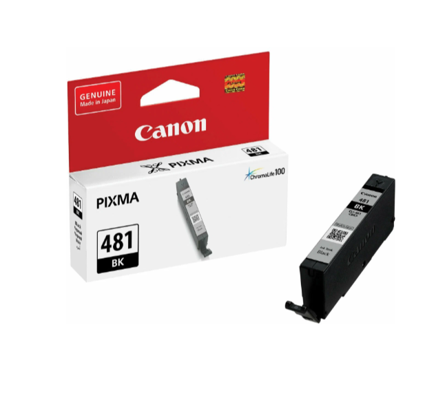 Картридж Canon CLI-481BK, 2101C001, 1505 стр, черный